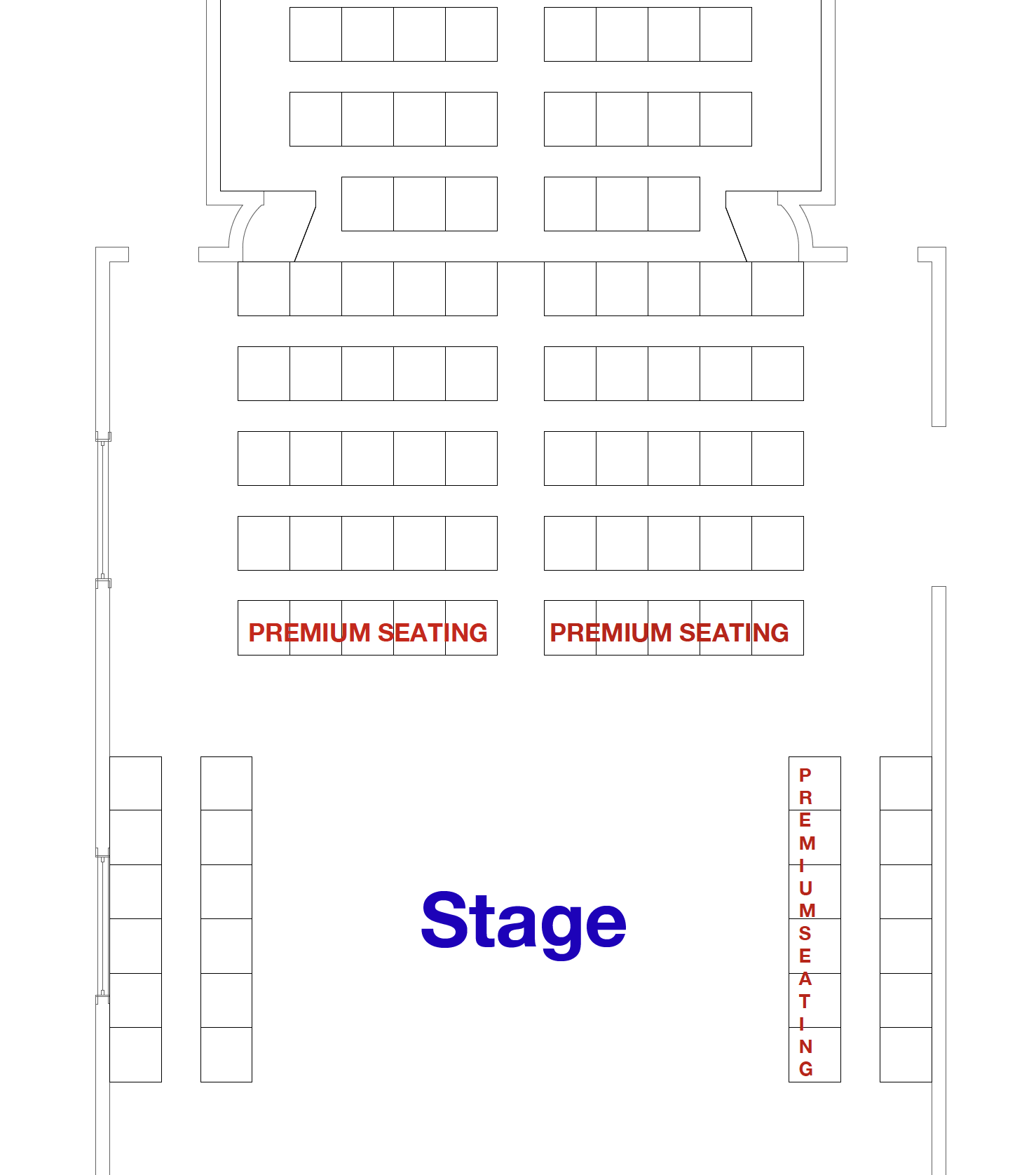 Matilda Seating Map V2 | The Community House